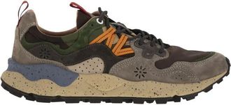 Flower Mountain Low-Top Sneaker - Yamano 3 - Sneakers In Suede And Technical Fabric - Gr. 40 (EU) - in Grau - für Damen