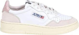Autry Low-Top Sneaker - Leather And Suede White Sneakers - Gr. 37 (EU) - in Beige - f&uuml;r Damen