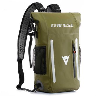 Dainese Explorer Rucksack WP, wasserdichtes PVC, atmungsaktiver R&uuml;cken, verstellbare Schultergurte, wasserabweisende Taschen, reflektierende Details, Outdoor 
