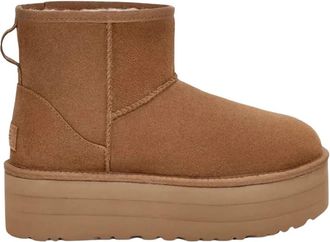 UGG Ugg, Femme, Chaussures, Brun, Taille: 41 EU Classic Mini Platform Boot