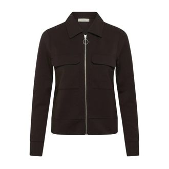 Inwear Zip-throughs - Femme - Sweatshirts et sweats &agrave; capuche - Brun - Taille: 48 FR