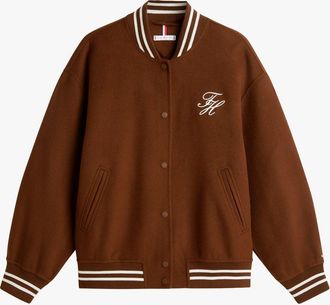 Tommy Hilfiger Veste Teddy en laine m&eacute;lang&eacute;e