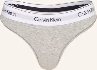 Calvin Klein String Icon Cotton Modal grau