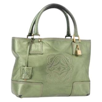 Loewe Pre-owned CD Tote Bag - - Pre-owned - Damen - Gr&uuml;n - ONE SIZE