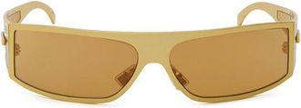 Bottega Veneta Gold Metal Sonnenbrille