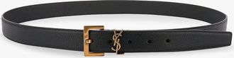 Saint Laurent Leather belt - SAINT LAURENT - gender_Man