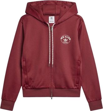 adidas Sweat &agrave; capuche Track - Homme - Sport - Rouge - Taille: L