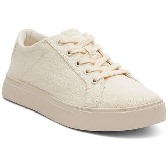 Toms Toms Womens Kameron Lace Up Sneaker, Natural Two Tone Slub, 36.5 EU