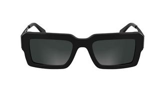 Calvin Klein Jeans Unisex Adult Sunglasses CKJ25606S - Black with Solid Grey Lens