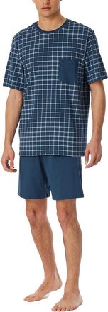 Schiesser Herren Schlafanzug kurz Rundhals - Nightwear Set