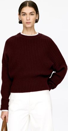 Arket Wollpullover Mit Reißverschlüssen -Rot