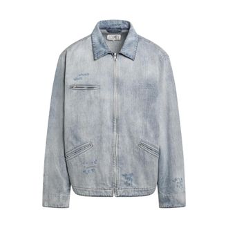 Maison Margiela Homme, Vestes, Bleu, Taille: XL Sports Jacket