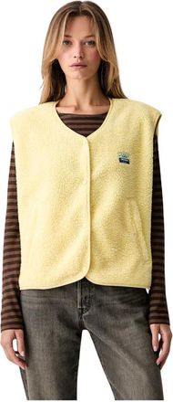 American Vintage Hoktown Vest - Femme - Vestes - Jaune - Taille: 36/38 FR