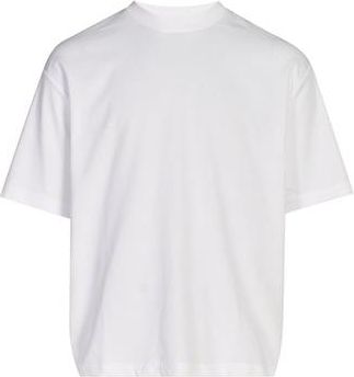 Selected T-shirt uni en coton m&eacute;lang&eacute;