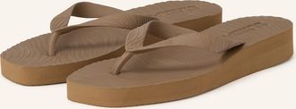 Sleepers Sleepers Zehentrenner Tapered Platform beige