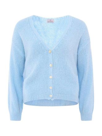 Zwillingsherz Strickjacke (1-tlg) Plain/ohne Details