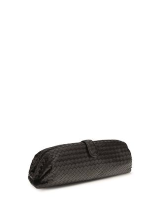 Bottega Veneta Womens Clutch Lauren 1979 Espresso Espresso-Brass V Lamb Leather Bags