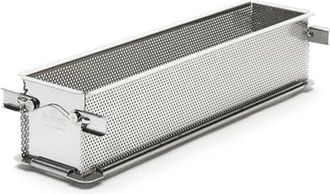 De Buyer De Buyer - Moule rectangulaire GEOFORME dépliable à charnières en inox perforé - 24 x 5 x 6 cm -, Gris