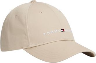 Tommy Hilfiger Casquette Unisexe TH Essential KA0KA00032, Beige (Gulf Sand), S-M, Beige (Sable du golfe), S/M