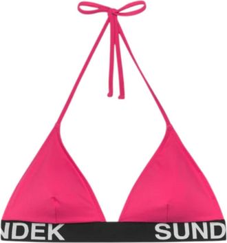 Sundek Femme, Maillots de bain, Rose, Taille: 44 FR Aida Triangle Bikini Top