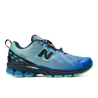 New Balance Unisex U1906F in Blau/Gr&uuml;n, Mesh, Gr&ouml;&szlig;e 37.5