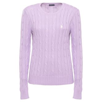 Ralph Lauren Femme, Pulls, Violet, Taille: 36 FR Pulls &agrave; col rond