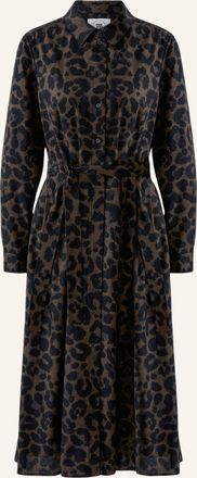 Oui Hemdblusenkleid braun