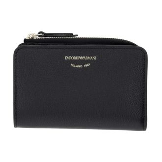Emporio Armani Femme, Accessoires, Noir, Taille: ONE Size Portefeuille Pliable