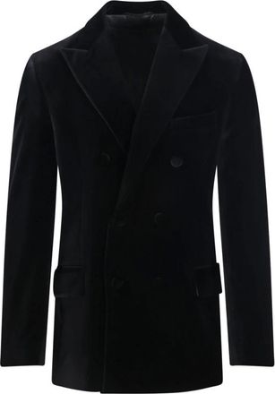 Golden Goose Homme, Vestes, Noir, Taille: L Double Breasted Blazer Pio