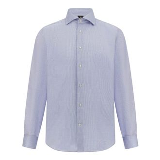 Boggi Milano Homme, Chemises, Bleu, Taille: XL Chemise Ultimate Infroissable &agrave; Col Windsor