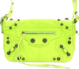 Balenciaga Sac bandouli&egrave;re vintage Pre-owned - Femme - Pre-owned - Jaune - Taille: ONE Size