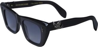 Cutler and Gross unisex, Accessoires, Noir, Taille: ONE Size Love And Death Cat Eye Lunettes de soleil