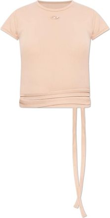 Diesel Femme, Tops, Rose, Taille: 34 FR T-Bunny-Tail-S1