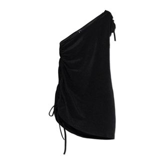 Balmain Femme, Robes, Noir, Taille: 38 FR Robe de plage avec logo brod&eacute;