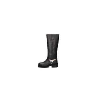 Nubikk Schwarze Lederstiefel f&uuml;r Frauen - - Shoes - Damen - Schwarzk - 37 EU
