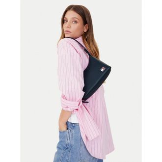 Tommy Jeans Handtasche Tommy Jeans Tjw Cool Shoulder Bag AW0AW17873 Dunkelblau