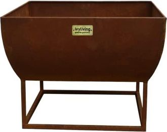 Ivyline Feuerschale, Eisen und Stahl, Rust, 50 cm