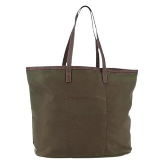 Prada Pre-owned Vintage Nylon Tote Bag - - Pre-owned - Damen - Gr&uuml;n - ONE SIZE