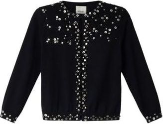 Isabel Marant Cardigan Amaria &agrave; sequins en fine maille cachemire et soie