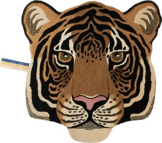 Doing Goods Tapis t&ecirc;te de tigre en laine Rajah Doing Goods