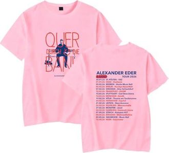 Generic Alexander Eder Quer durch die Bank Tour 2026 Merch T-shirt col rond manches courtes, 05, XXL