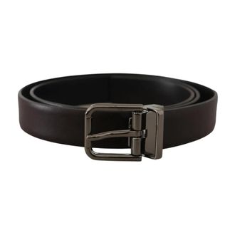 Dolce & Gabbana Lederg&uuml;rtel - - Accessories - Herren - Braun - ONE SIZE
