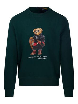 Ralph Lauren Collection sweat à motif ourson - Vert