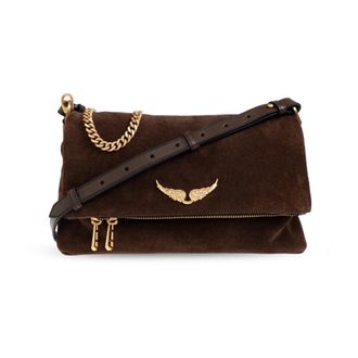 Zadig&Voltaire Femme, Sacs, Brun, Taille: ONE Size Rocky II Shoulder Bag