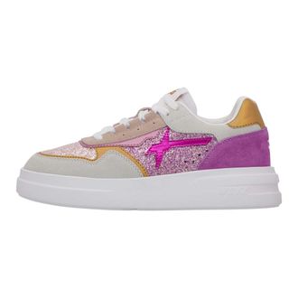 W6YZ W6Yz, Femme, Chaussures, Multicolore, Taille: 38 EU Baskets en cuir et su&egrave;de Xenia W