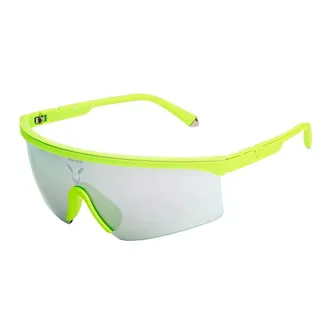 Police Homme, Accessoires, Vert, Taille: ONE Size Lunettes de soleil argent&eacute;es miroir