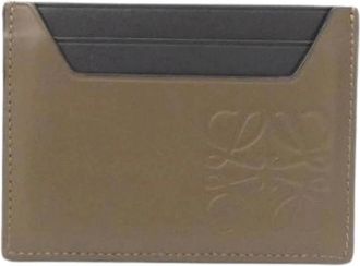 Loewe Pre-owned Card Case - Femme - Pre-owned - Brun - Taille: ONE Size