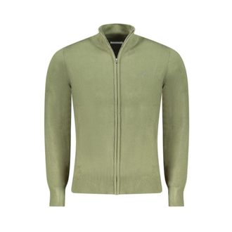 North Sails Gr&uuml;ner Nylon-Cardigan mit Stickerei - - Knitwear - Herren - Gr&uuml;n - S