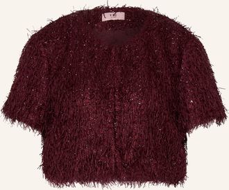 Vera Mont Vm Vera Mont Bolero Mit Glitzergarn rot