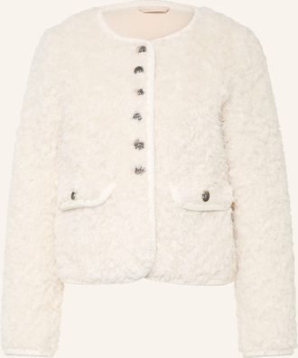 Lilienfels Lilienfels Kunstfell-Jacke weiss